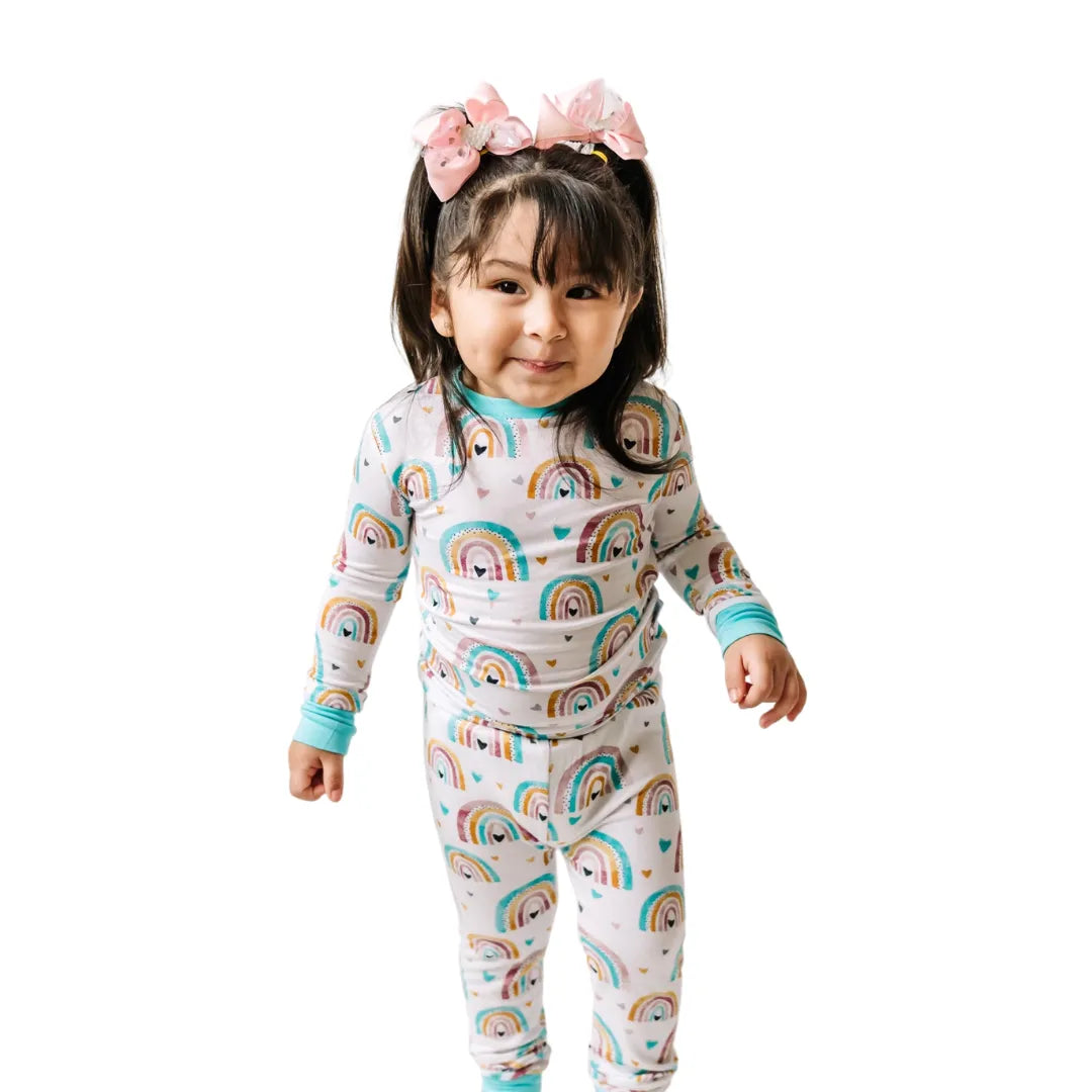 Radiant Rainbow Pajamas – Zip N' Bear™