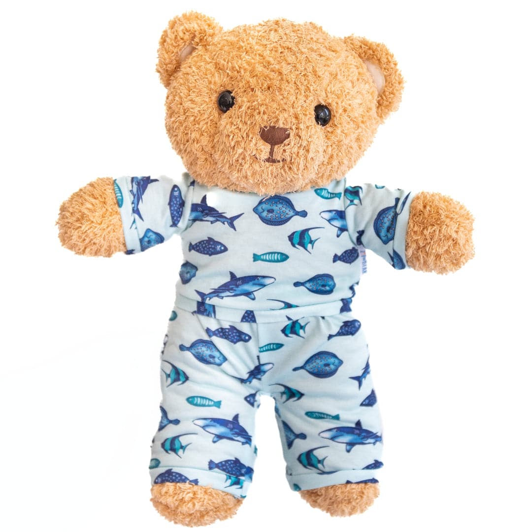 Zippy the Bear + Zippy Pajamas (Fin Frenzy) – Zip N' Bear™