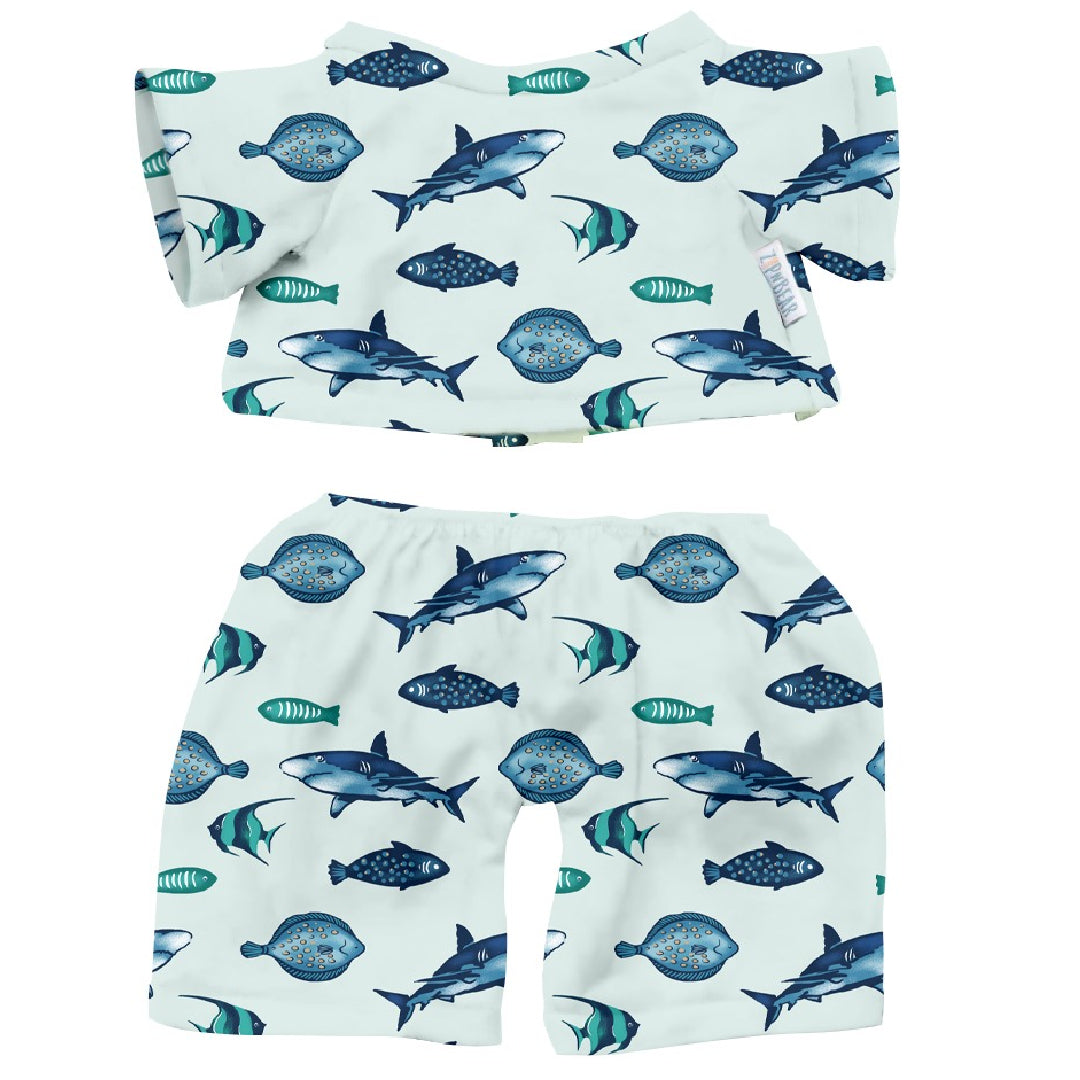 Zippy the Bear™ Pajamas - Fin Frenzy – Zip N' Bear™