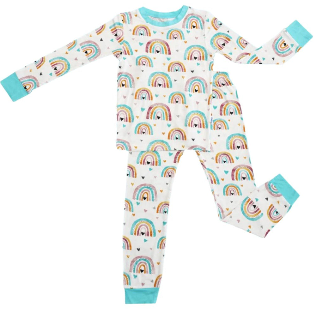 Radiant Rainbow Pajamas – Zip N' Bear™